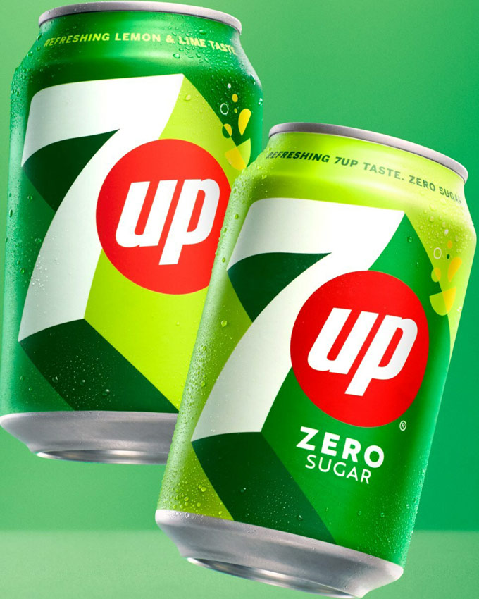 7UP Refreshing New Brand Identity