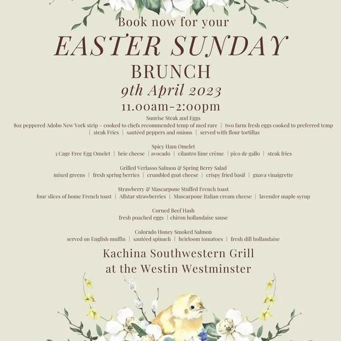 Easter Denver 2023: Brunch, Restaurants, Things to Do