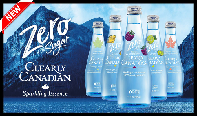 Clearly Canadian Essence & Zero Sugar Products