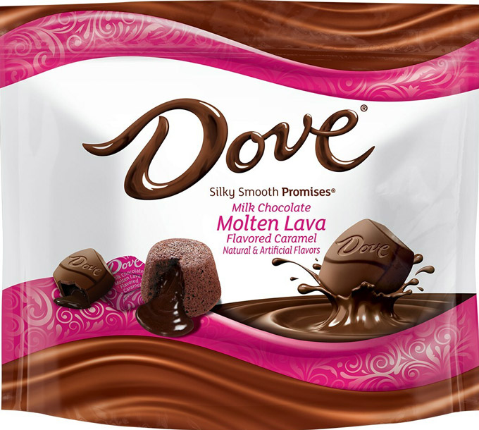 Dove Chocolate Milk Chocolate Molten Lava Caramel Promises