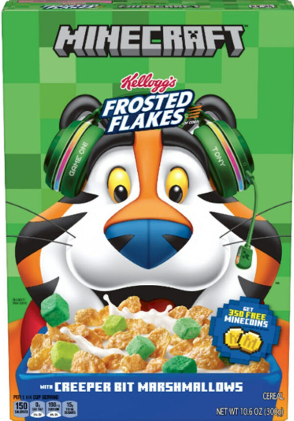 NEW Kellogg's Frosted Flakes Minecraft