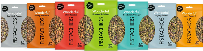 Wonderful Pistachios Adds New Sea Salt & Pepper Flavor To No Shells Lineup