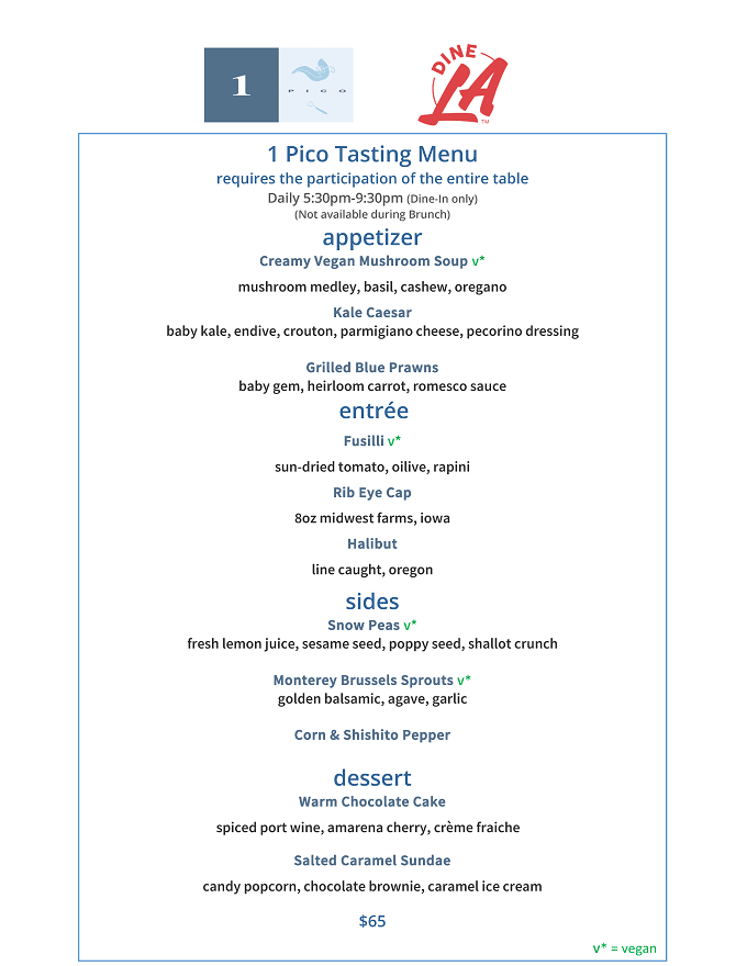 Dine LA 2023 Spring Edition: Menu, Dates, Highlights