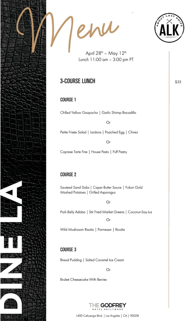 Dine LA 2023 Spring Edition: Menu, Dates, Highlights