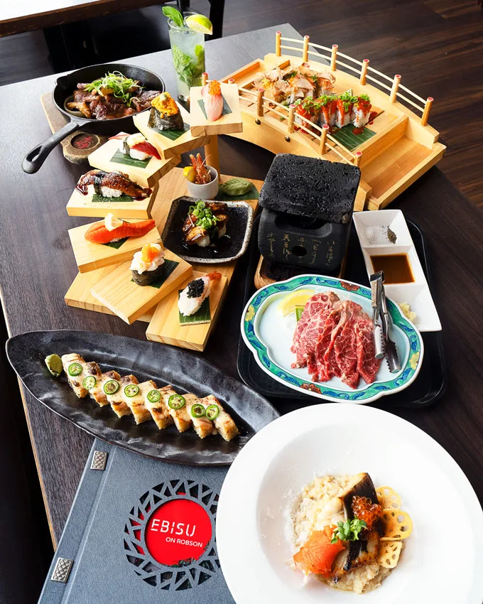 Everything We Ate at Ebisu on Robson in Vancouver BC