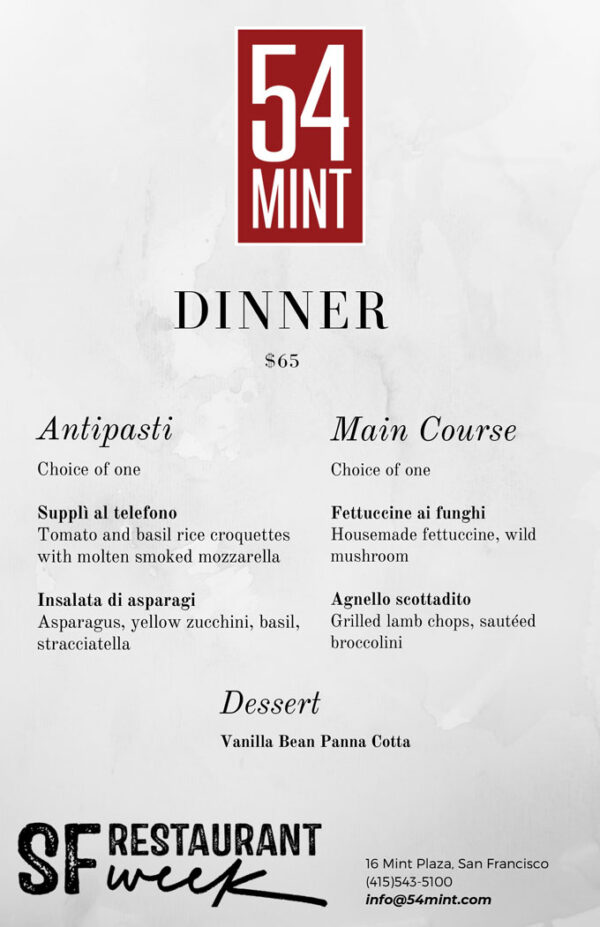 San Francisco Restaurant Week 2023: Menus, Dates