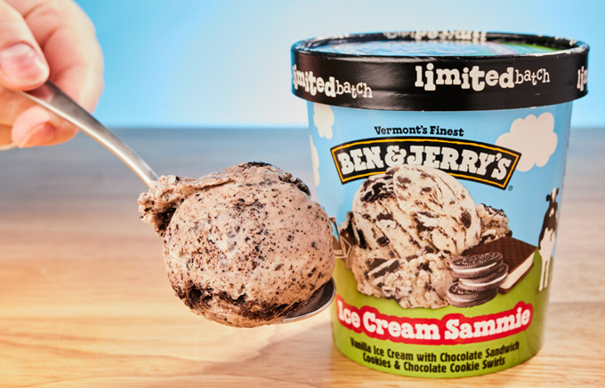 Ben & Jerry Ice Cream Sammie *New Flavor*