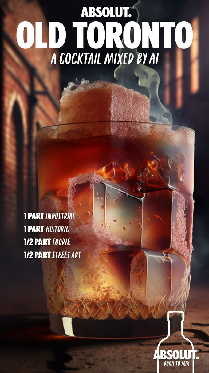 Absolut, the World's First Vodka Brand to Create Visual Cocktail Art ...