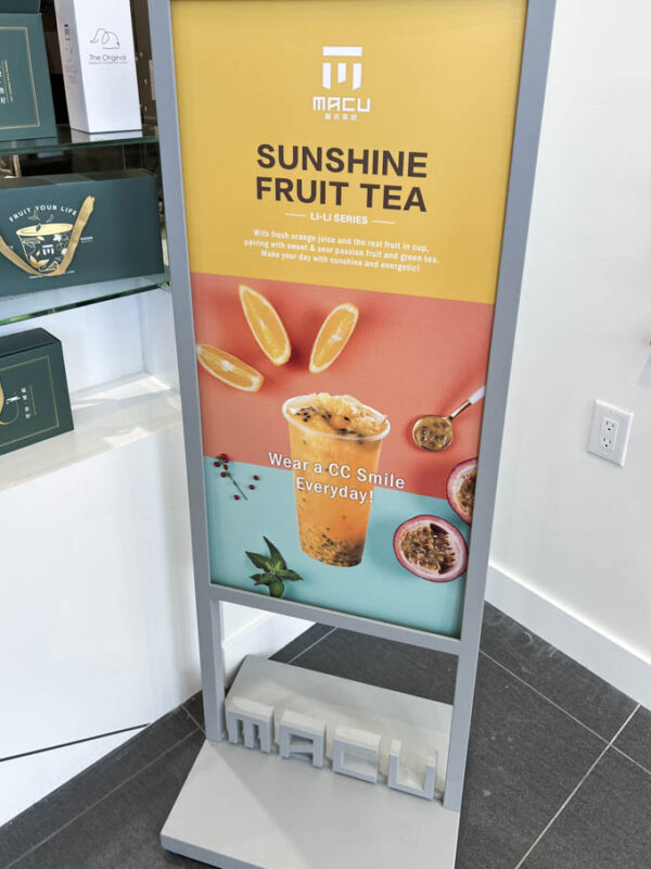 MACU TEA Richmond BC 麻古茶坊 - Menu, Review - Foodgressing