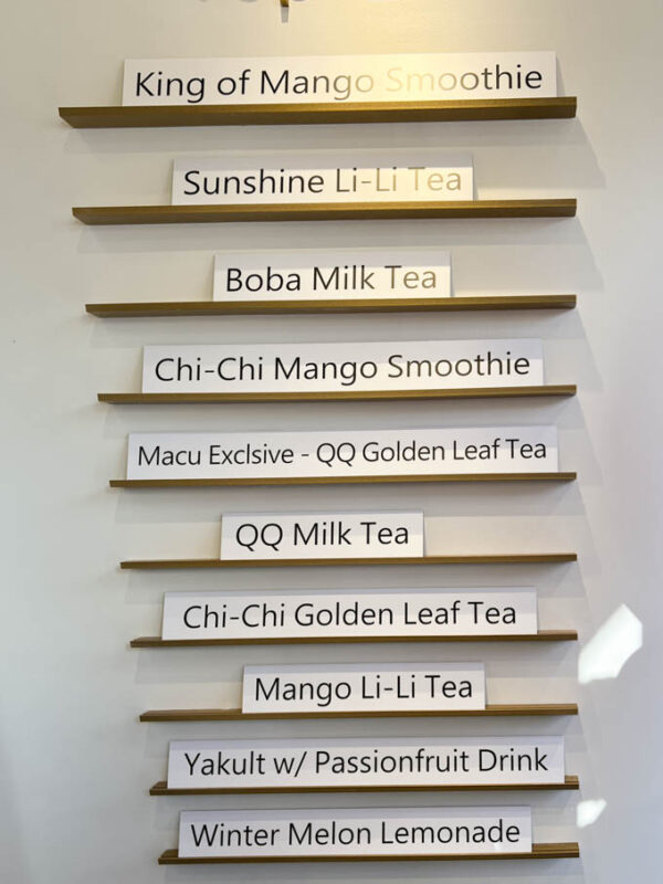 MACU TEA Richmond BC 麻古茶坊 - Menu, Review - Foodgressing
