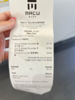 MACU TEA Richmond BC 麻古茶坊 - Menu, Review - Foodgressing