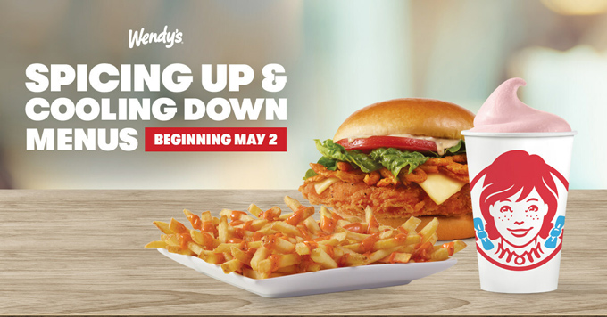 Wendy's USA Spices Up and Cools Down Menus Before Summer