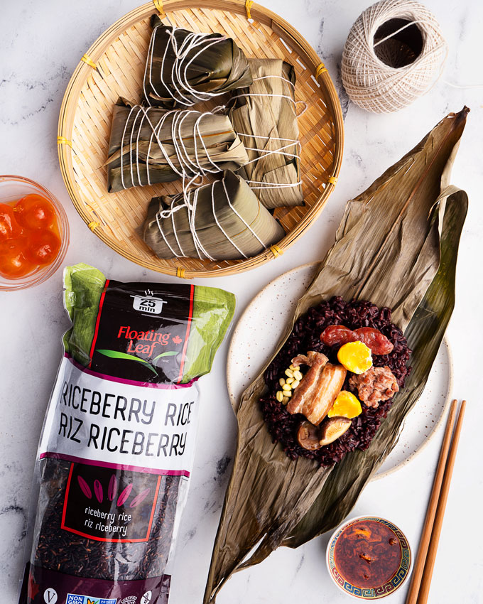 Riceberry Rice Dumpling (Zongzi) Recipe | Dragon Boat Festival