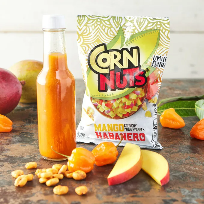 Corn Nuts Brand New Mango Habanero Flavor