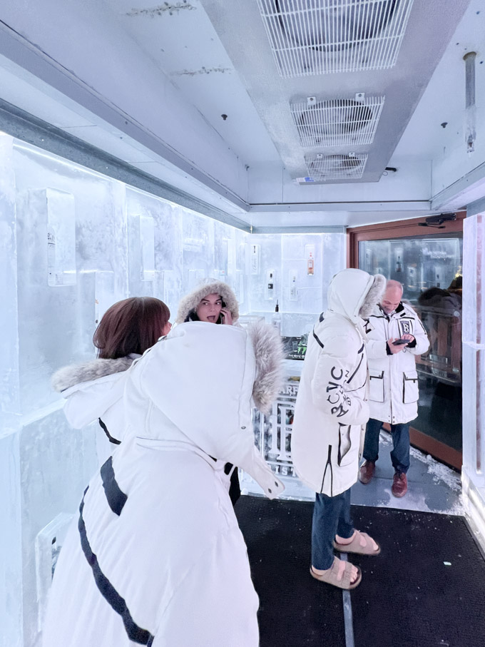 Ketel One Ice Room at Bearfoot Bistro in Whistler - Foodgressing