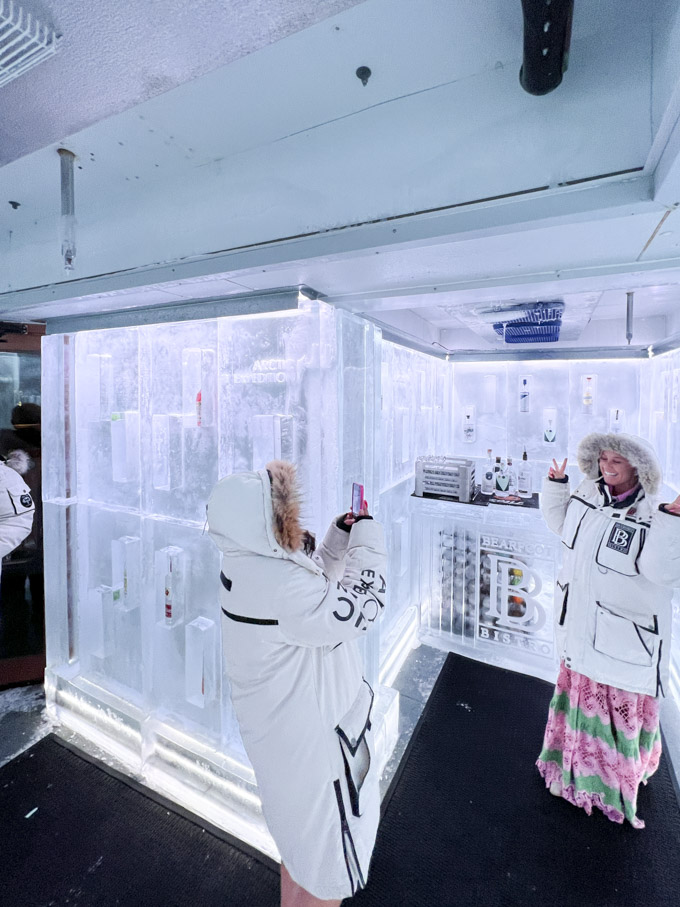 Ketel One Ice Room at Bearfoot Bistro in Whistler - Foodgressing