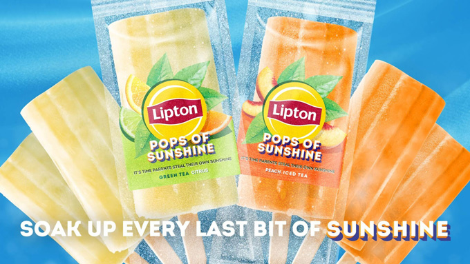 Lipton Refreshing Ice Tea Pops - Pops of Sunshine
