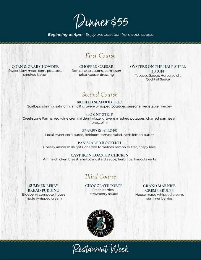 Baltimore Restaurant Week 2023 Summer: Menus, Dates