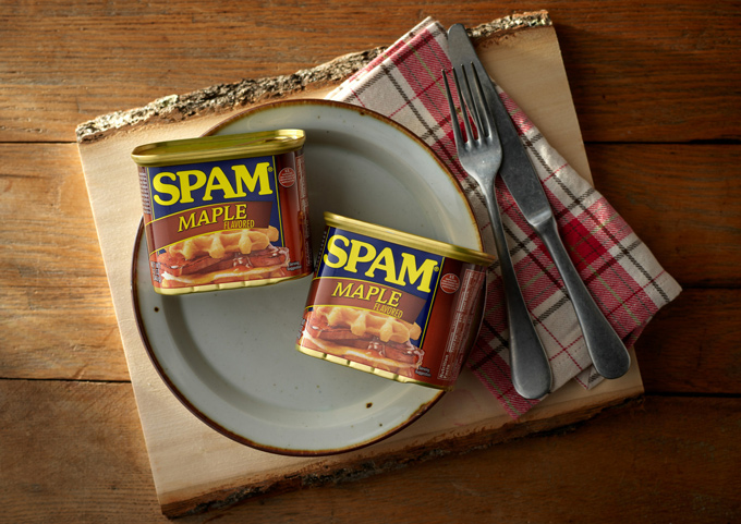 Sweet and Savory New SPAM Maple Flavored