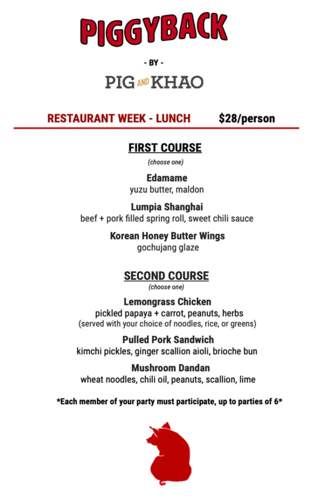 NYC Restaurant Week 2023 - Summer: Menus, Dates