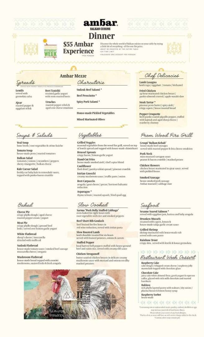 RAMW Summer Restaurant Week 2023: Menus, Dates