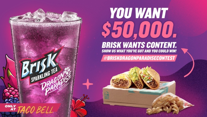 Brisk Announces Dragon Paradise Sparkling Iced Tea TikTok Challenge ...