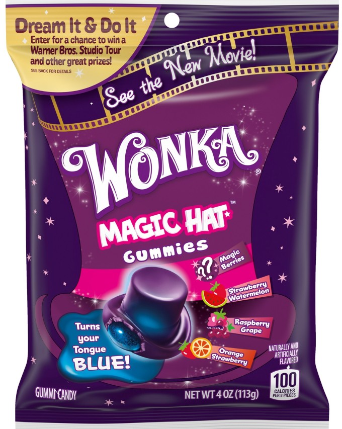 New Wonka Magic Hat Gummies, Limited Edition