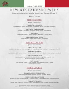 Dallas-Fort Worth Restaurant Week 2023: Menus, Dates
