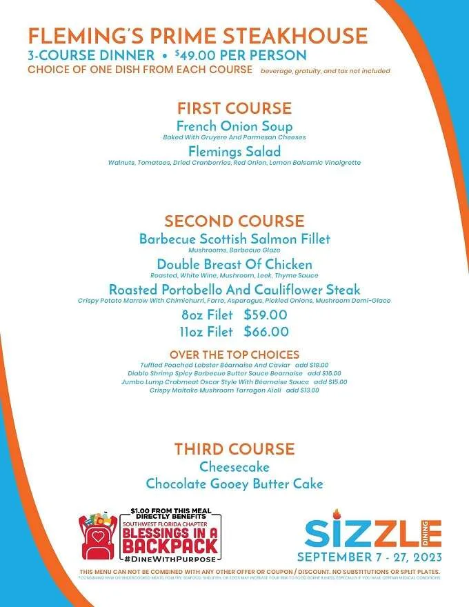 Sizzle Dining Restaurant Week 2023 South Florida: Menus, Dates