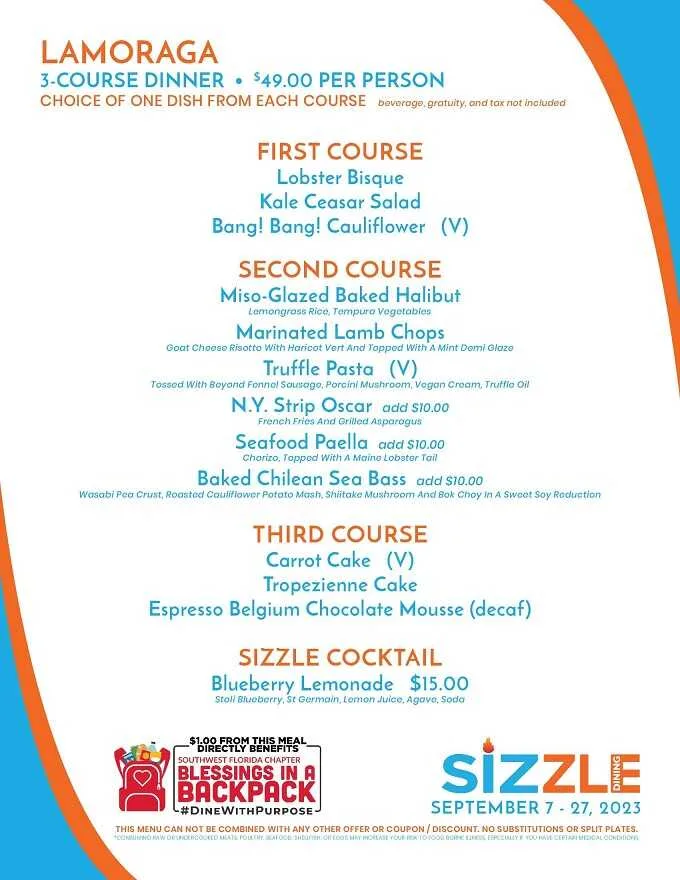 Sizzle Dining Restaurant Week 2023 South Florida: Menus, Dates