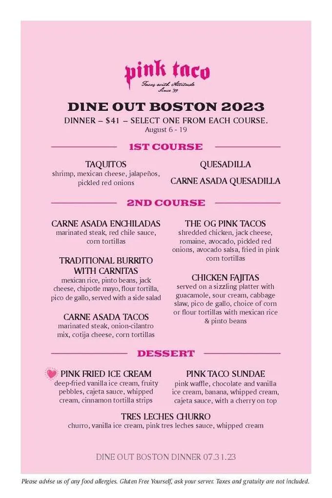 Dine Out Boston 2023: Menus, Dates, Highlights