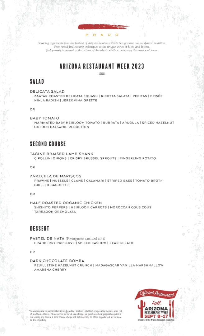 Arizona Restaurant Week 2023: Menus, Dates