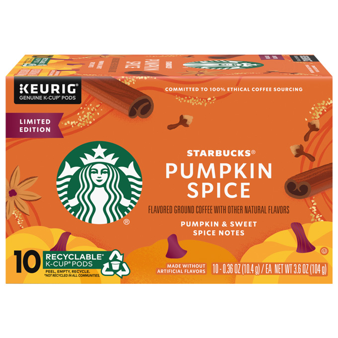 Starbucks Pumpkin Spice Flavored Coffees in US Grocery Stores