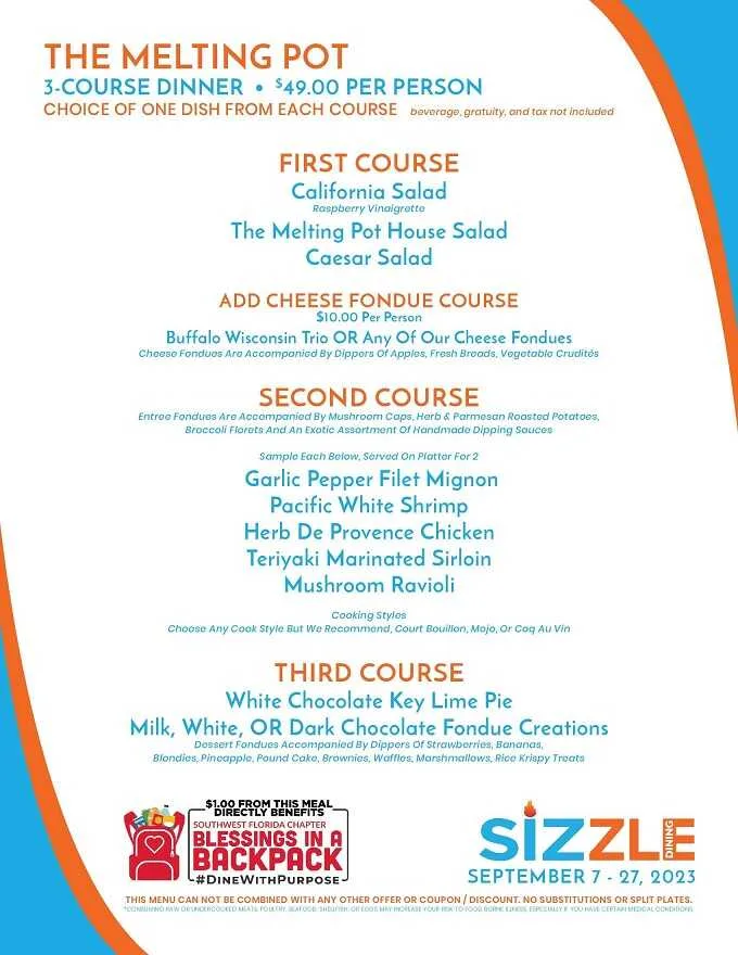 Sizzle Dining Restaurant Week 2023 South Florida: Menus, Dates