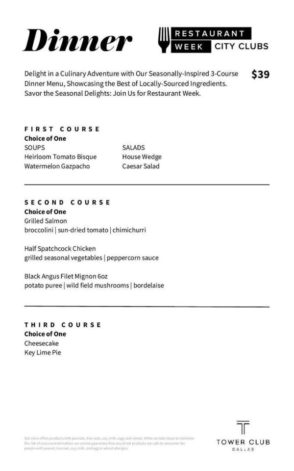 Dallas-Fort Worth Restaurant Week 2023: Menus, Dates
