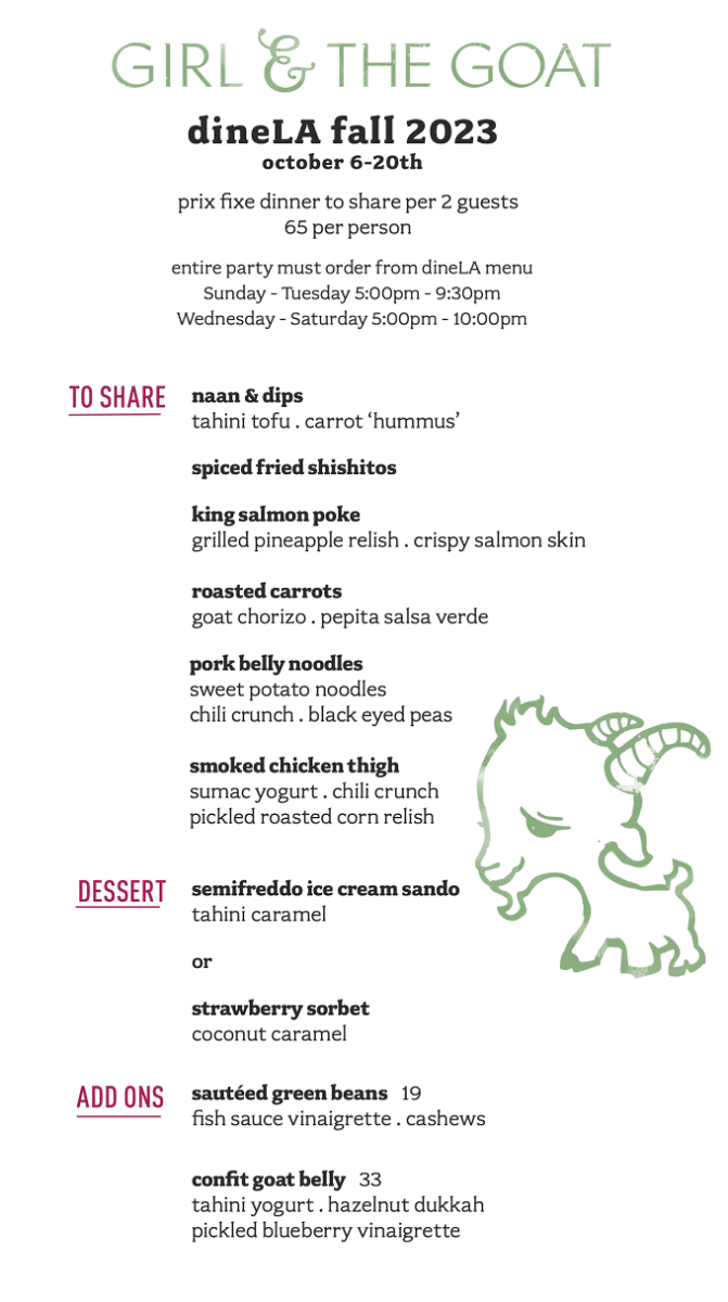 Dine LA 2023 Restaurant Week Fall: Menus, Dates, Highlights