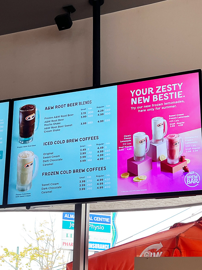 A&W Brew Bar: Menu, What We Tried - Foodgressing