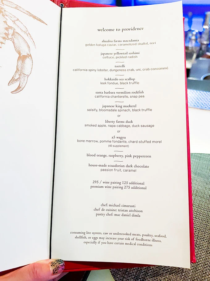 Providence Los Angeles - Two MICHELIN Stars [Review]