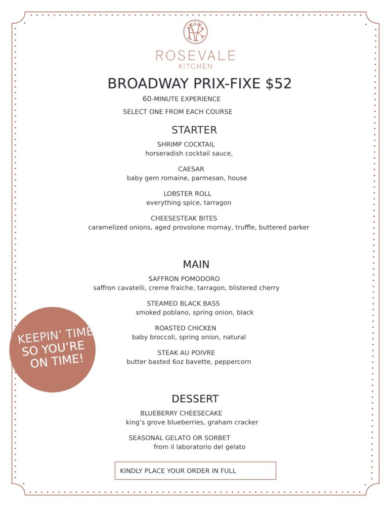 Where to Eat Before or After NYC Broadway Shows 2023