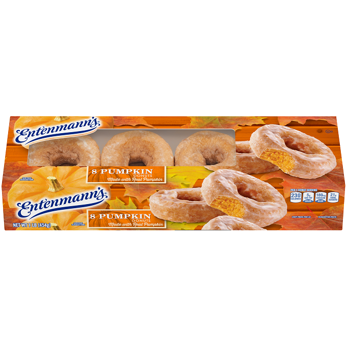 Entenmann’s Pumpkin Donuts are back! - Foodgressing