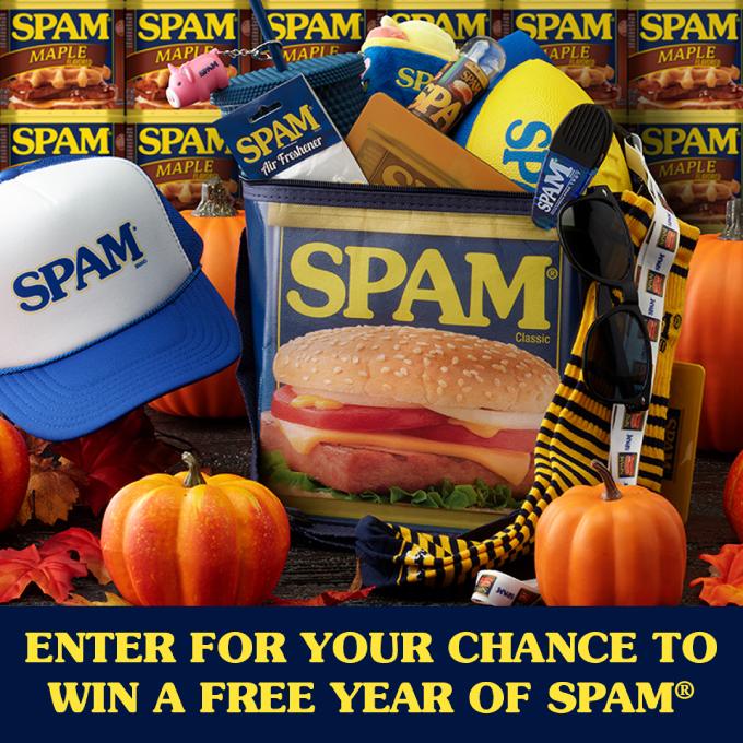 SPAM Offers Year’s Worth of Free Products for Fall Sweepstakes