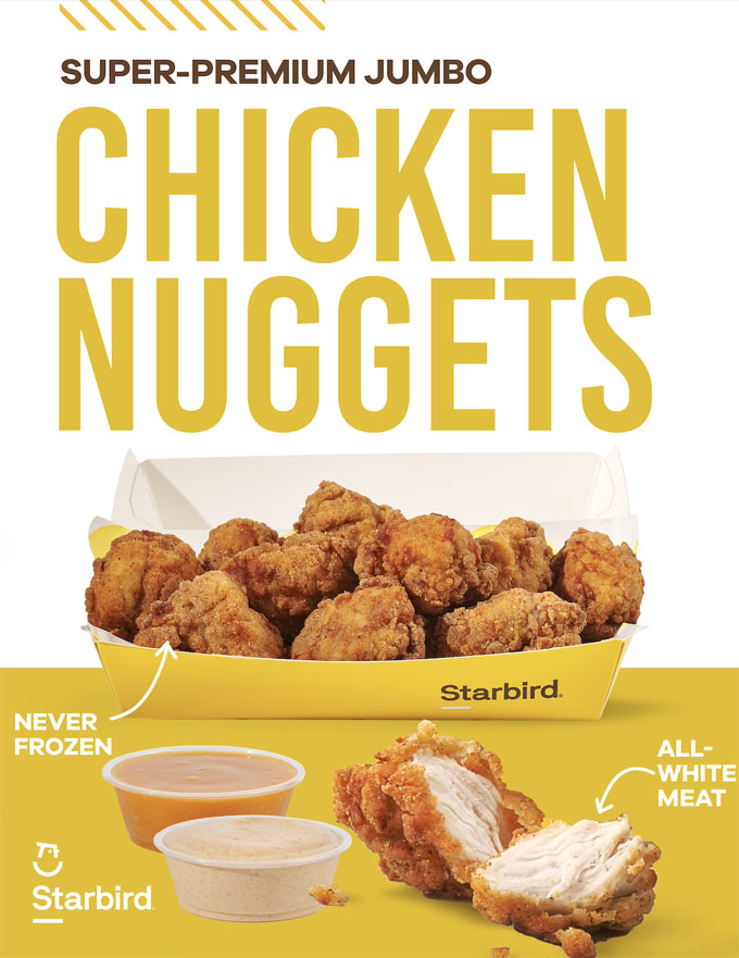 Starbird New Chicken Nuggets - Foodgressing