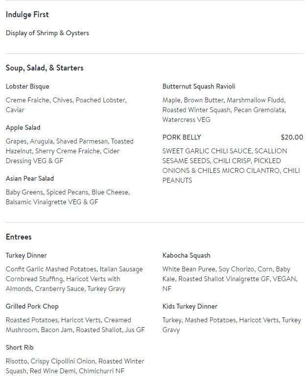 Thanksgiving Phoenix 2023: Dinner, Turkey to Go, Restaurants