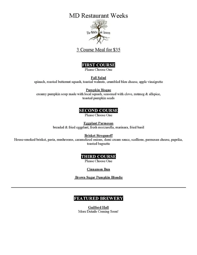 Maryland Restaurant Week 2023: Menus, Dates