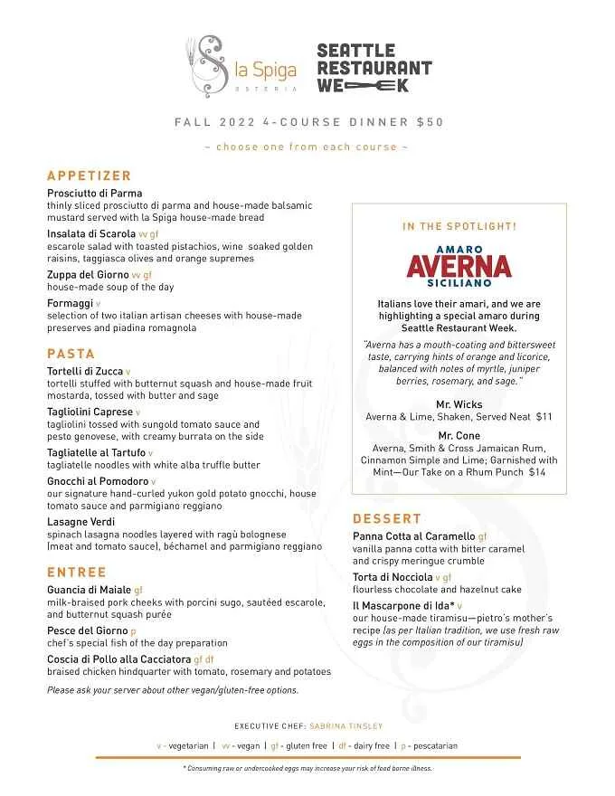 Seattle Restaurant Week 2023: Menus, Dates, Highlights