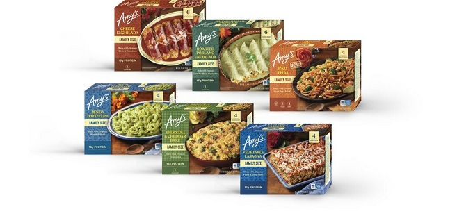 Amy's Kitchen Unveils Family Size Entrées - Foodgressing