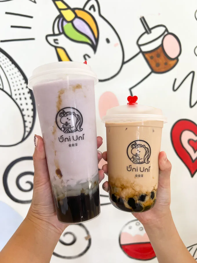 Uni Uni Chinatown Chicago - Boba Drinks - Foodgressing