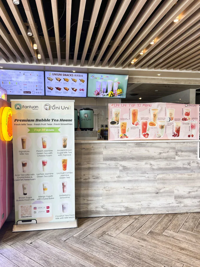 Uni Uni Chinatown Chicago - Boba Drinks - Foodgressing