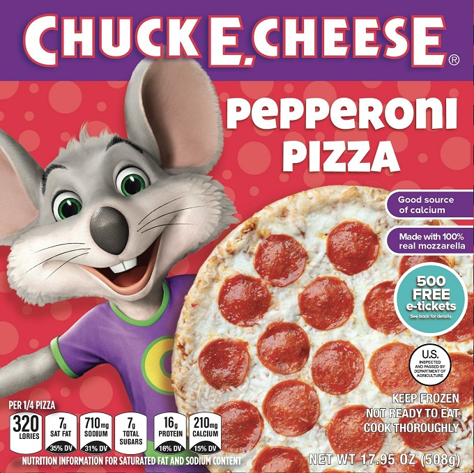 Chuck E. Cheese Pizza Arriving in Walmart Stores in the US - Foodgressing