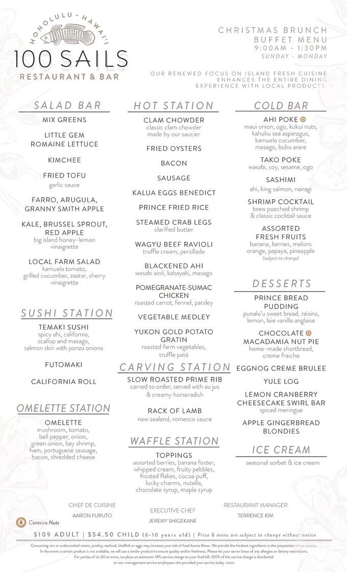 Christmas Honolulu 2023: Dinner, Turkey to Go, Restaurants